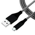 USB Cable Android Charger, 10FT/3M Nylon Braided Tangle-Free Micro USB ...