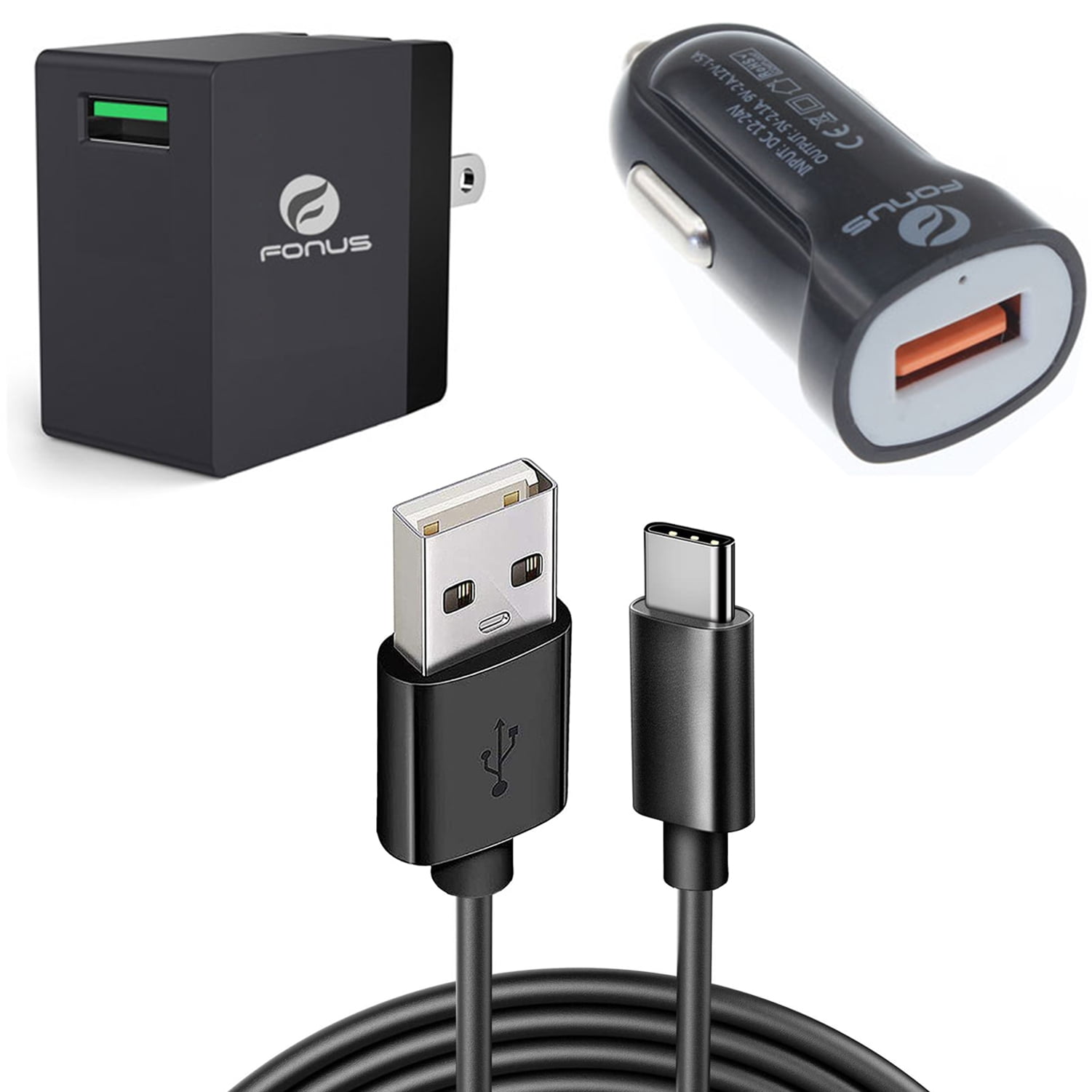 USB Cable Fast Home Car Charger for TCL 50 XE NXTPAPER 5G/Pro NxtPaper ...