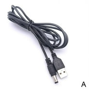 USB Cable A to B with USB 5 Volt DC Plug Power Supply Cable - Walmart.com