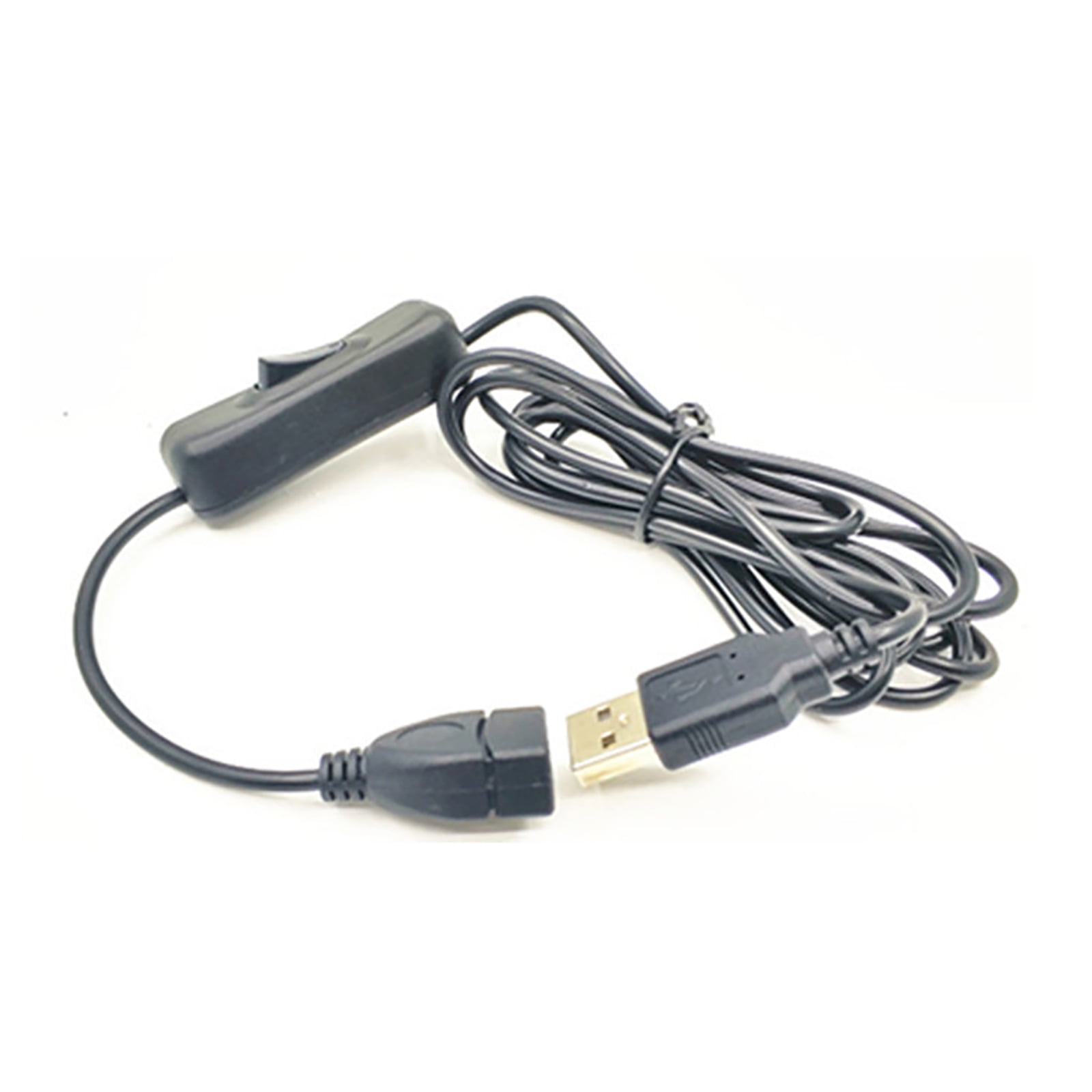 USB Cable Wire with Power On Off Switches, Straight-headed USB2.0 Male ...