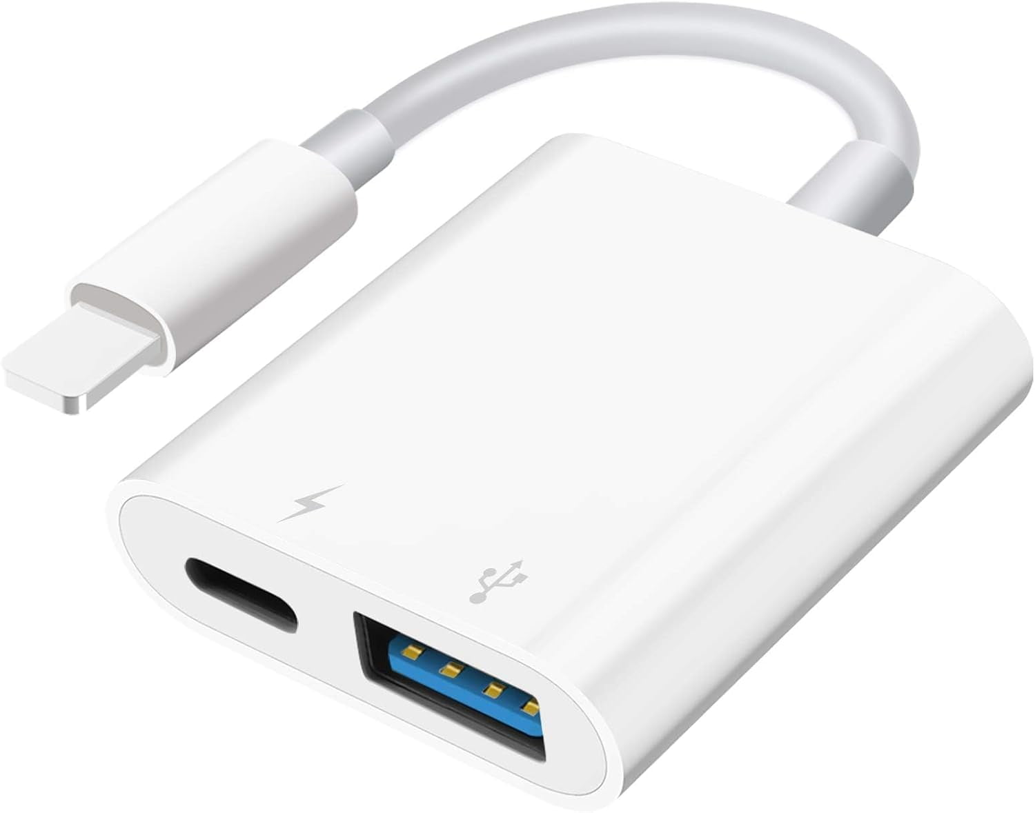 USB Camera Adapter, Portable USB 3.0 Female OTG Adapter for iPhone ...