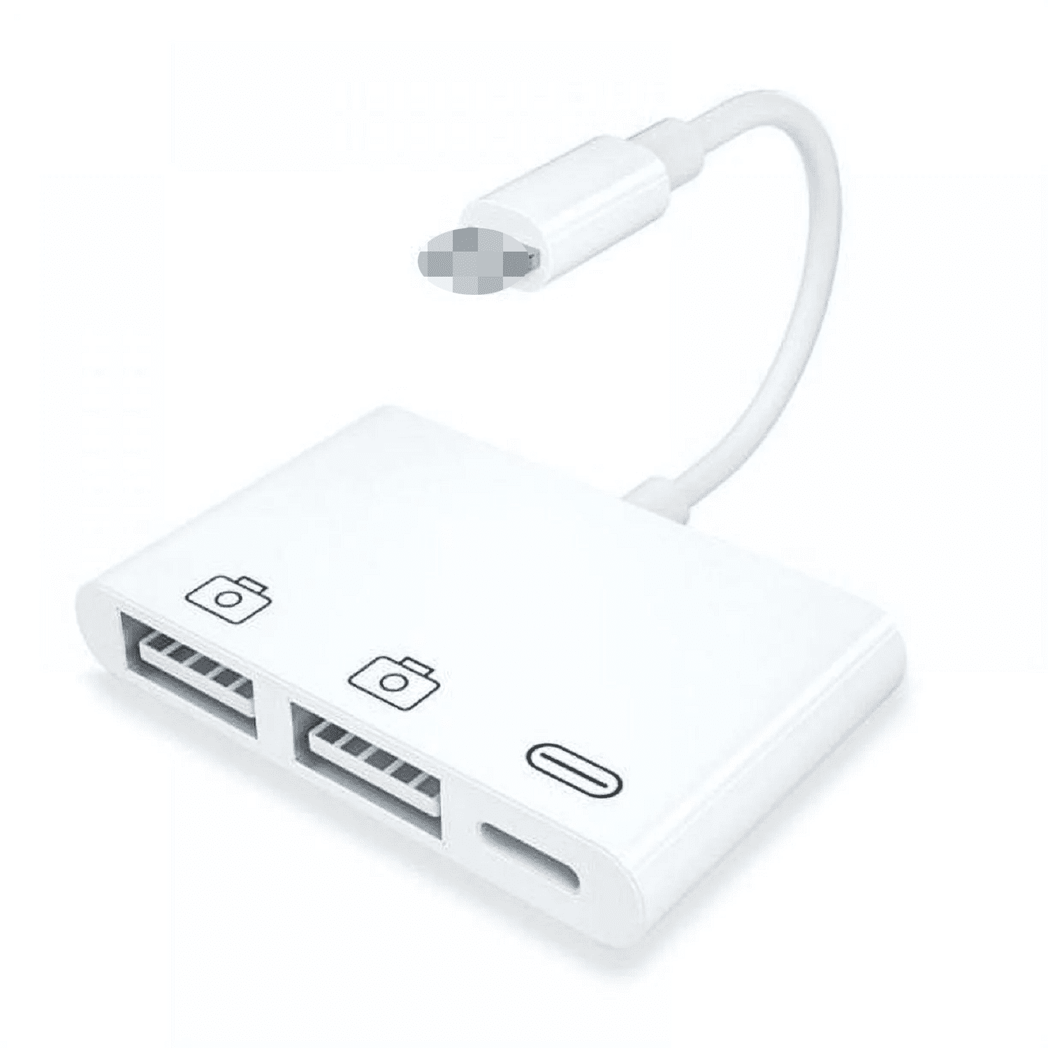 GJX 3-in-1 USB Camera Adapter for iPhone & iPad, Dual USB OTG, Charging ...