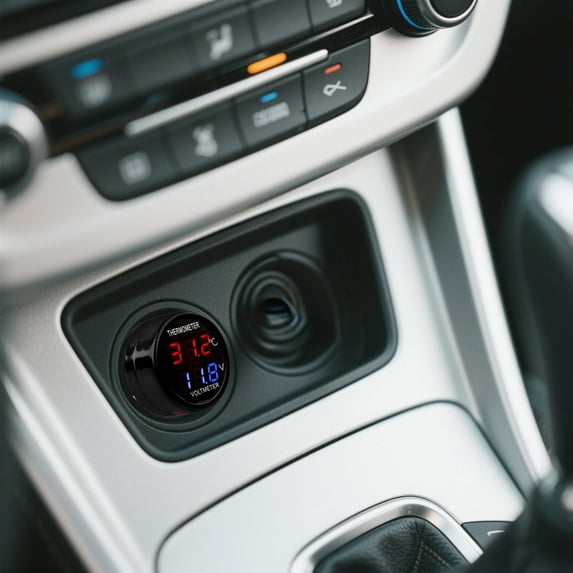 USB Car Charger with Integrated Voltage and Built-in for Vehicle Power ...