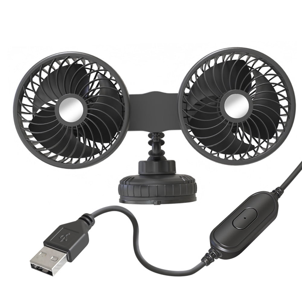 USB Car Cooling Electric Fan Auto Headrest Ventilation Fan Car Air ...