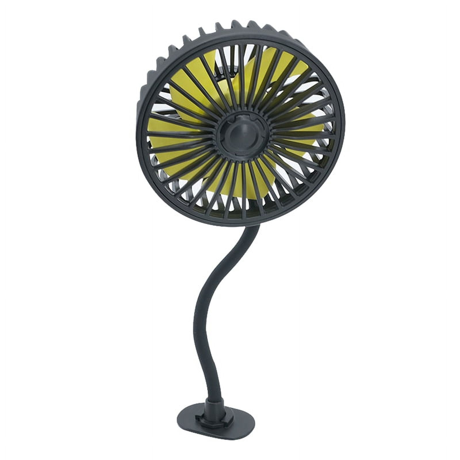 USB Car Fan for Backseat Car Cooling Fan, 3 Speeds Strong Wind 5V Fan ...