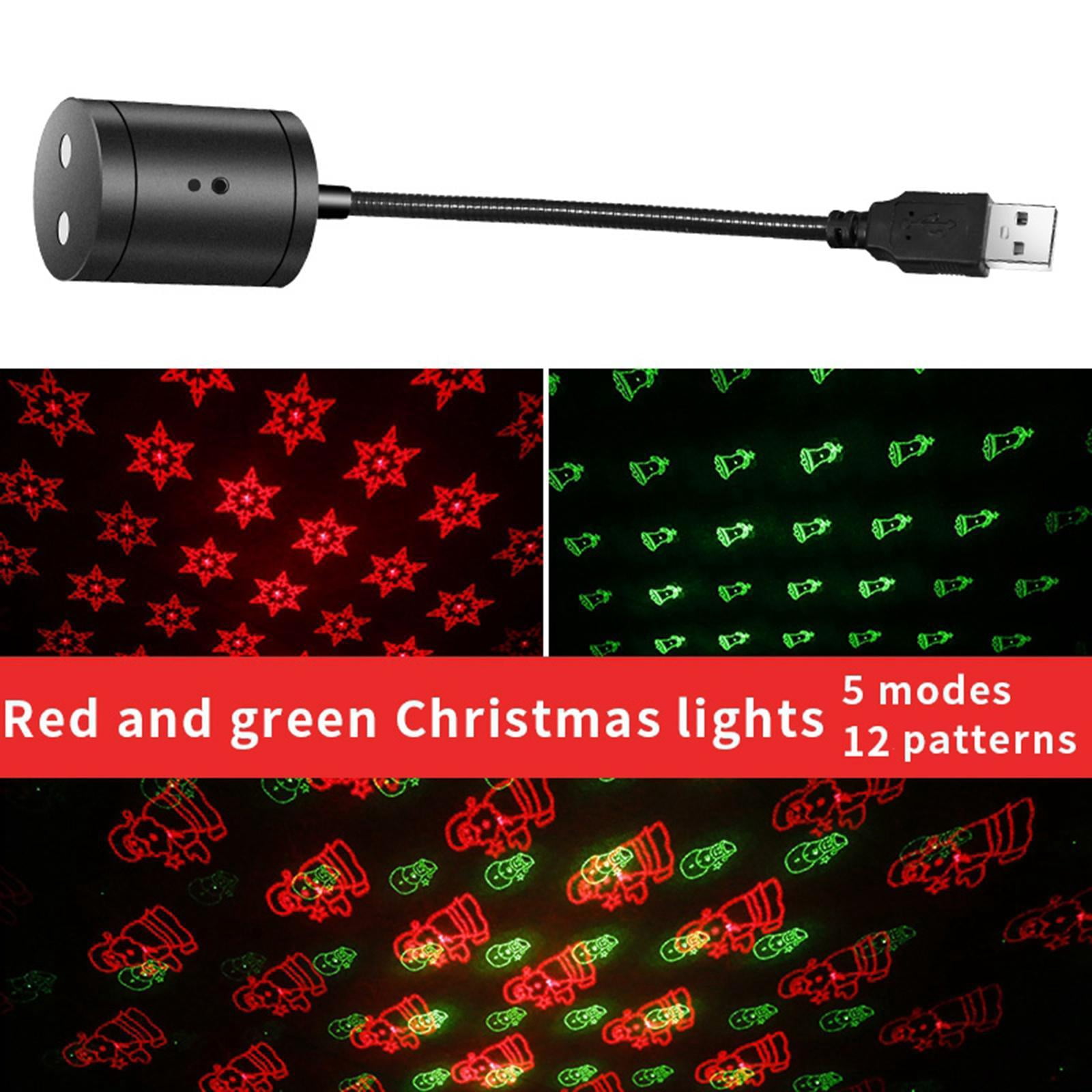 USB Car Night Light, Sound Activated Lamp, Adjustable Romantic Lights ...