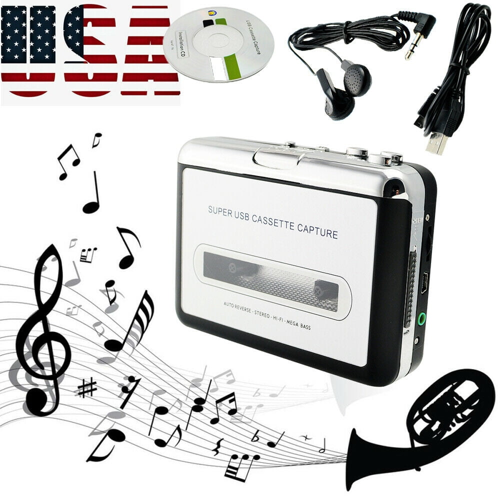 Portable Digital USB Cassette Tape to MP3 iPod CD Converter, Audio ...