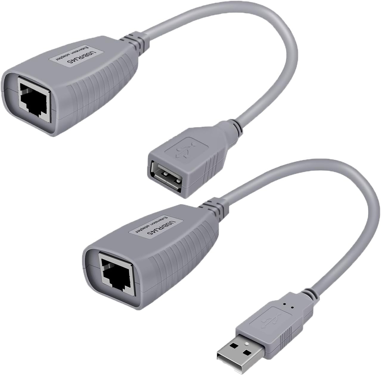 USB to Cat5 Adapter, USB Extender Ethernet Up to 164ft/50m, Supports ...