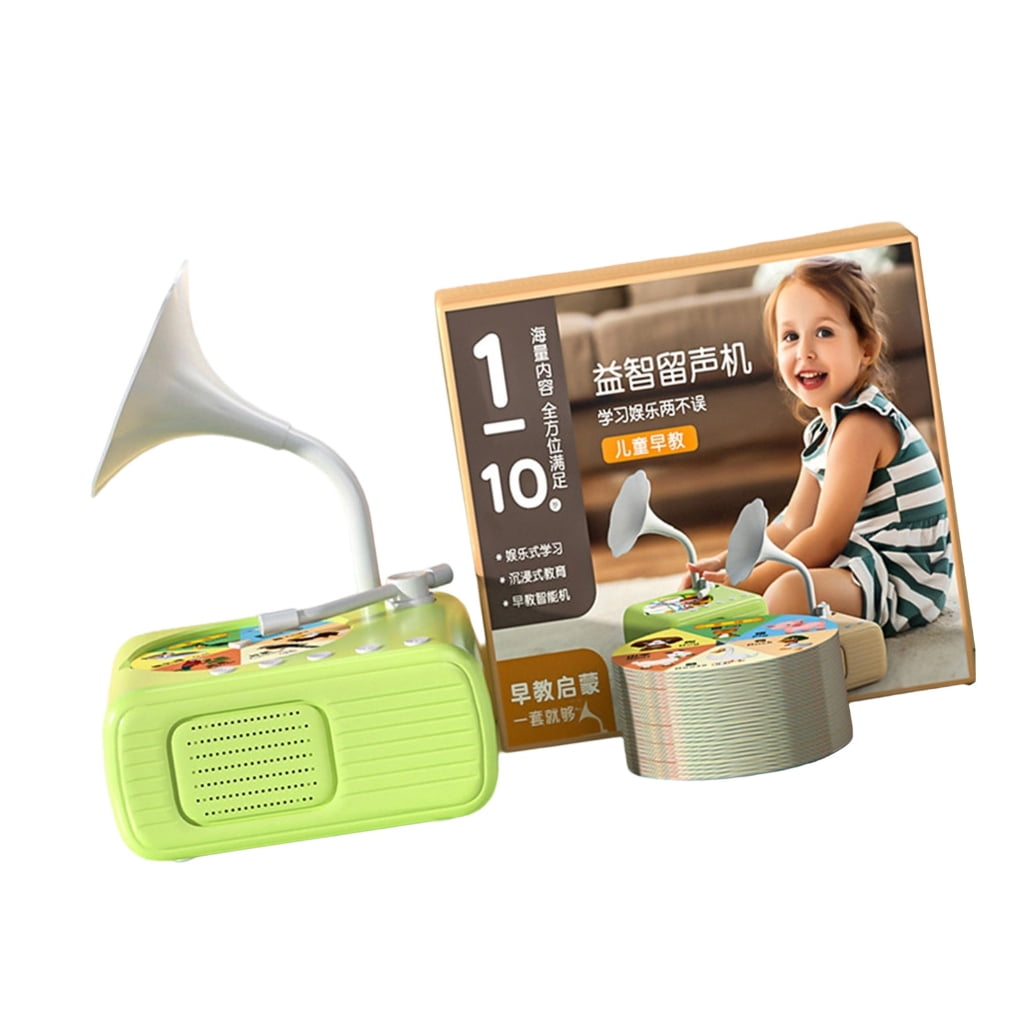 USB Chargable Gramophone Music Educational Toy for Kids With 96 ...