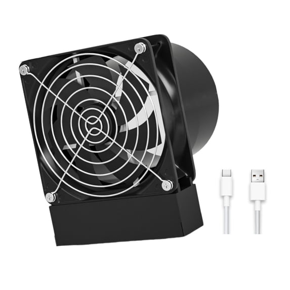 USB Charged 3 Speed Exhaust Fan Blower for Soldering 3D Printer Plastic ...