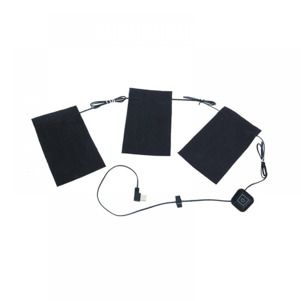 USB Charged Clothing Heating Pad Electric Heating Sheet With 3 Gear ...