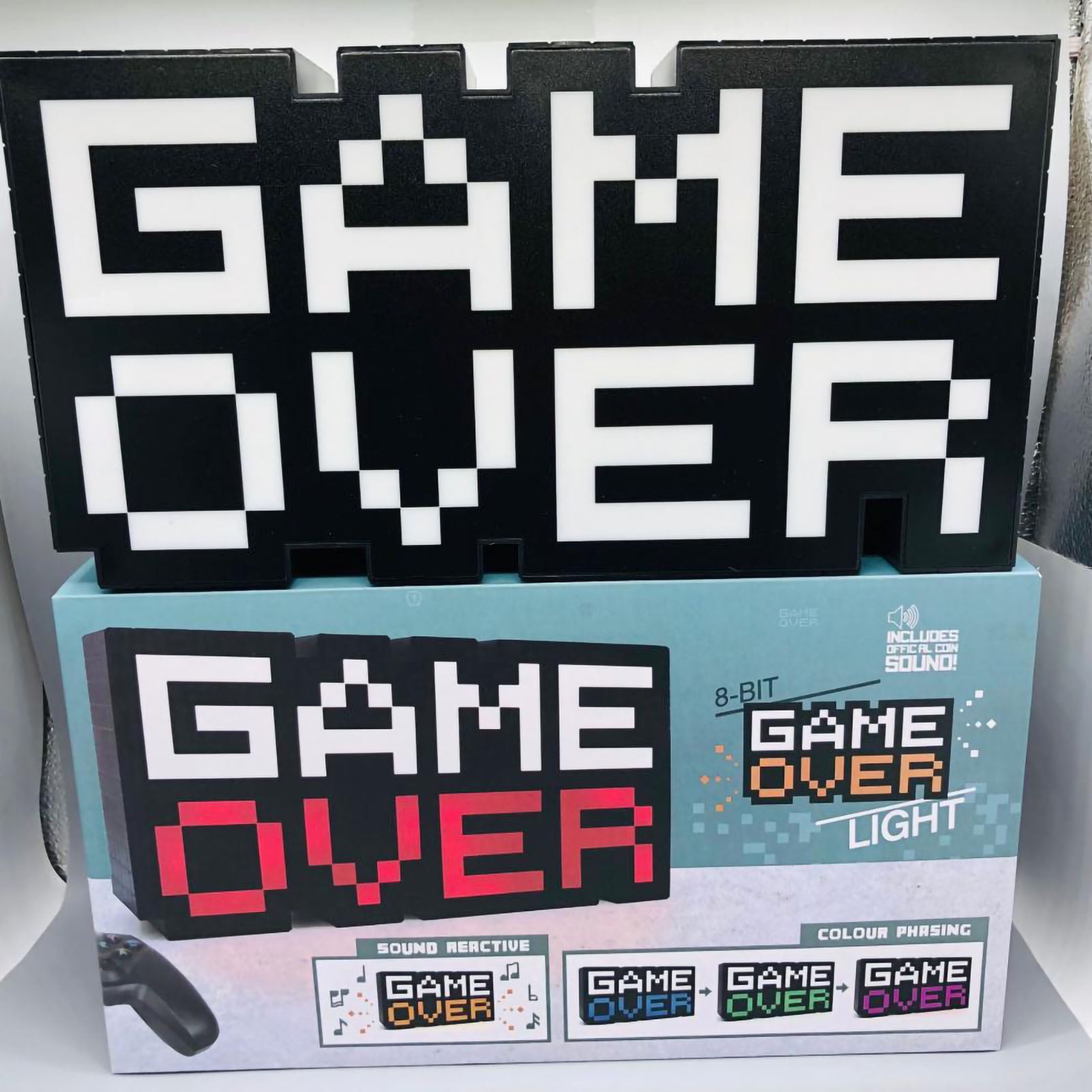 USB-Charged Luminous Phrase Light - 'GAME OVER' for Gamers' Delight ...
