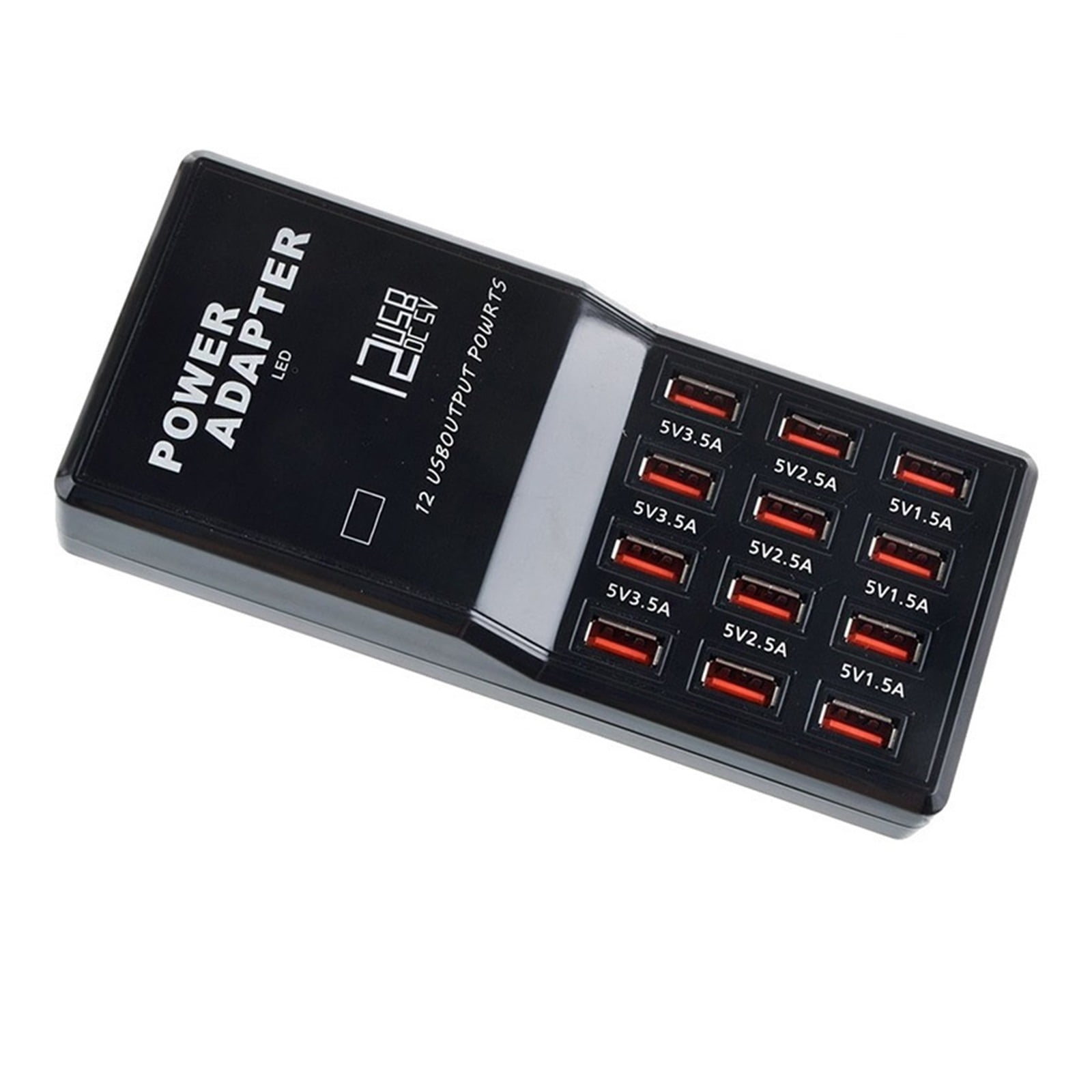 USB Charger 12 24 Multi Ports HUB 100W Charging Station Dock Universal ...