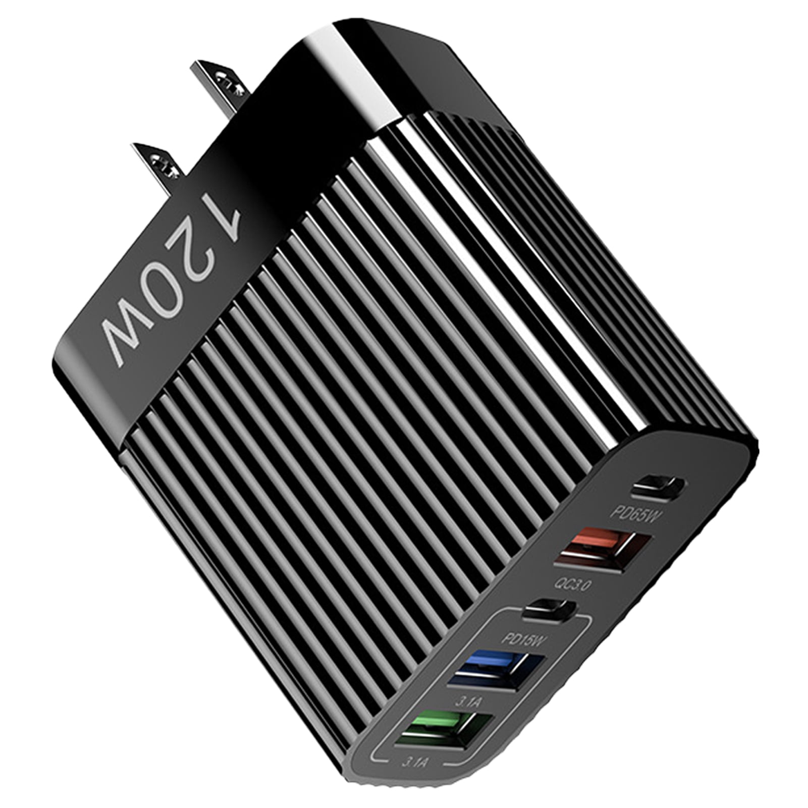 USB Charger, 120w Multiple Port Charger Block, Fast Charging Station ...