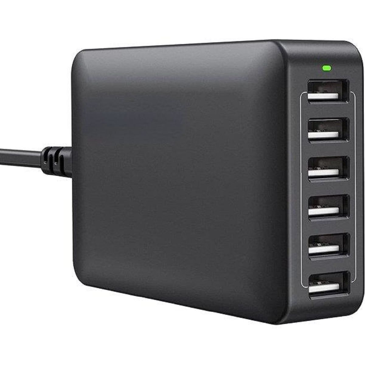 USB Charger, 60W 12A 6-Port USB Charging Station Desktop USB Charging ...