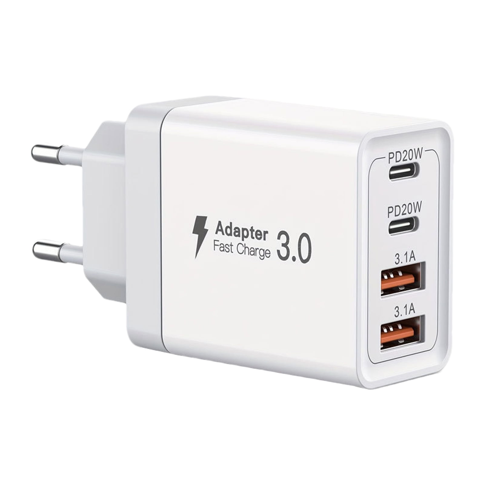 USB Charger Block, 55W 4 Port Charger Block Multiple USB Charger ...