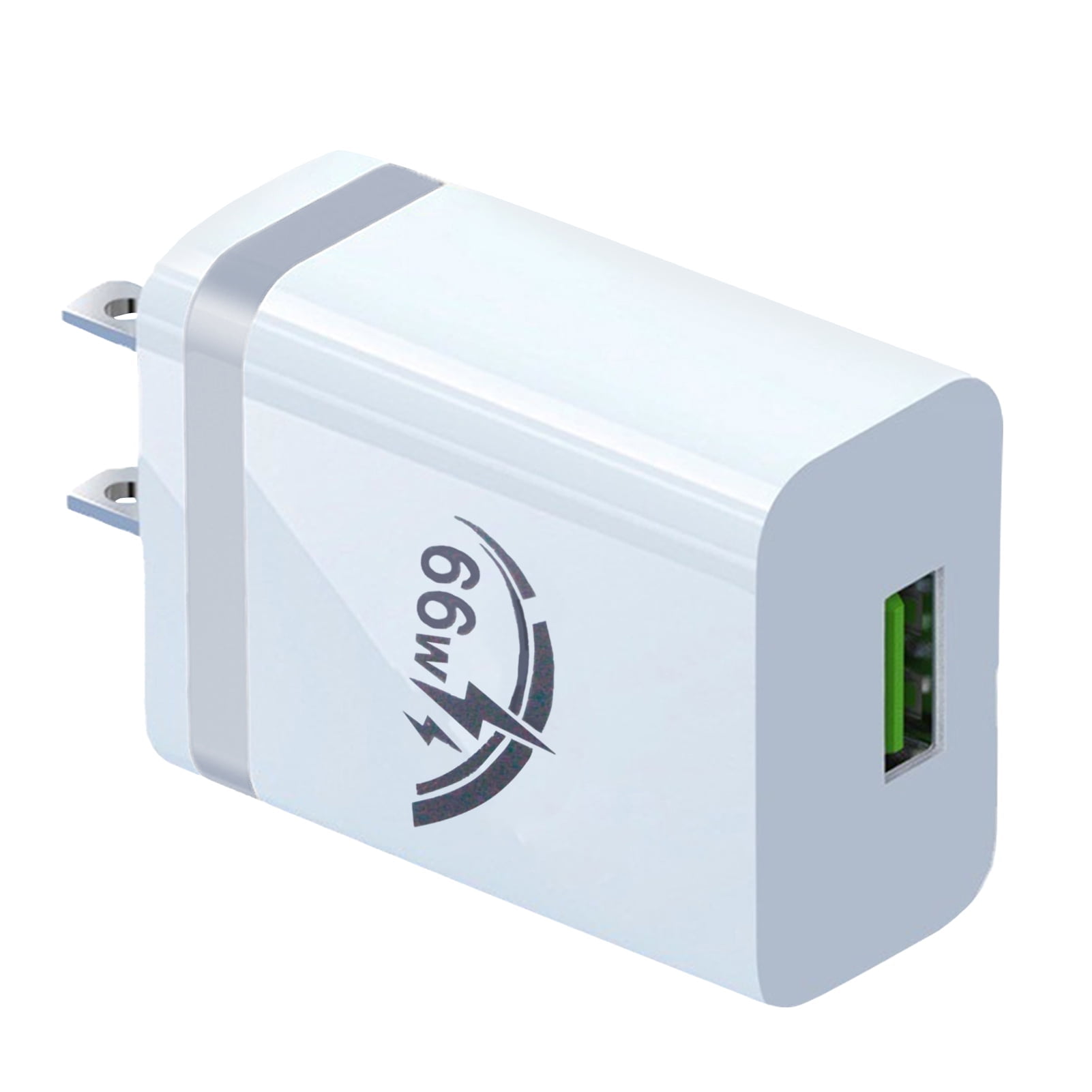 USB Charger Block, 66W Fast Charging Wall Power Plug Adapter, US Travel ...