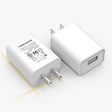 Pk-Power 5V 2A USB Wall Charger, 5 Volt 2 Amp AC-DC Power Adapter ...