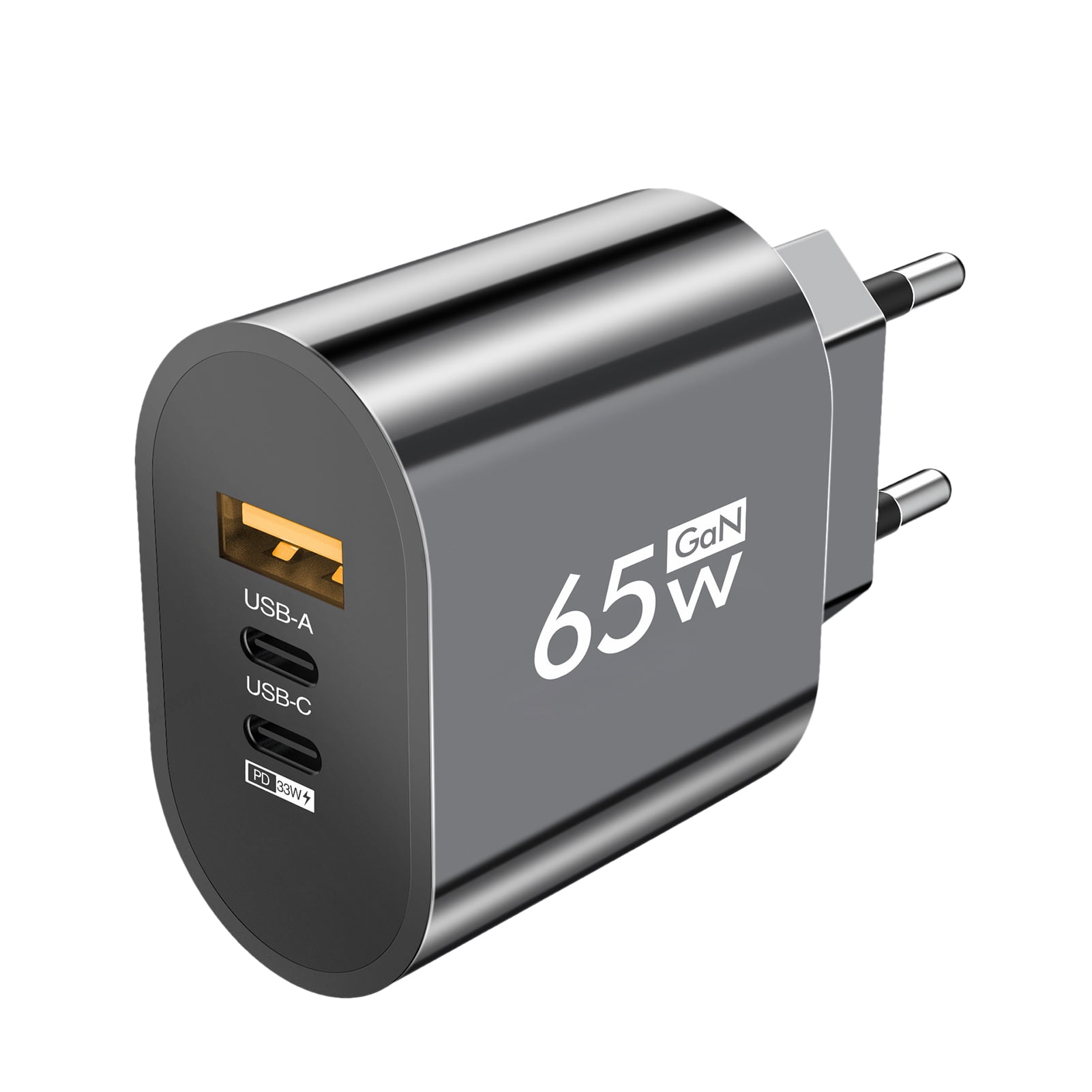 USB Charger Block Multiple Ports, 3 Port Charger Block, 65W PD Port ...