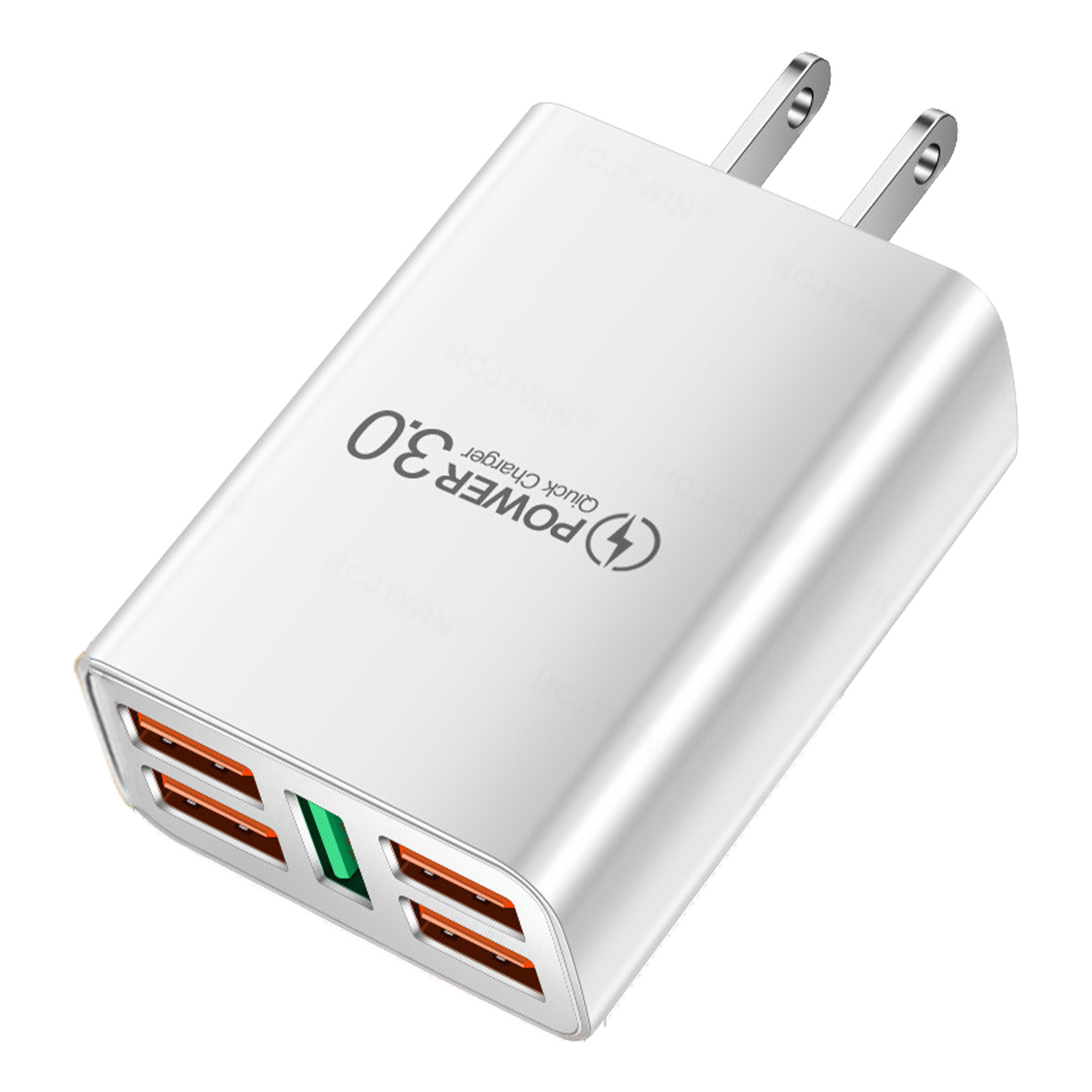 USB Charger Block Multiple Ports, 5 Port Charging Adapter, USB Charger ...