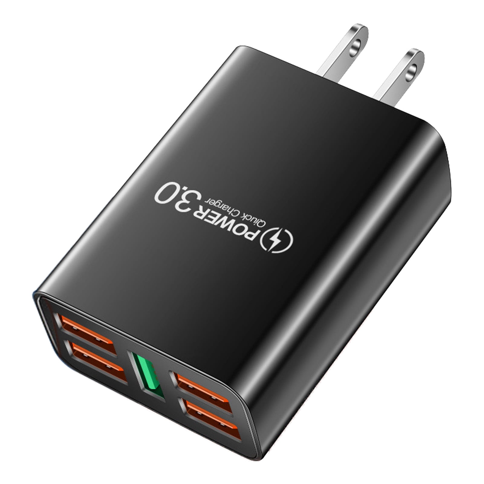 USB Charger Block Multiple Ports, 5 Port Charging Adapter, USB Charger ...