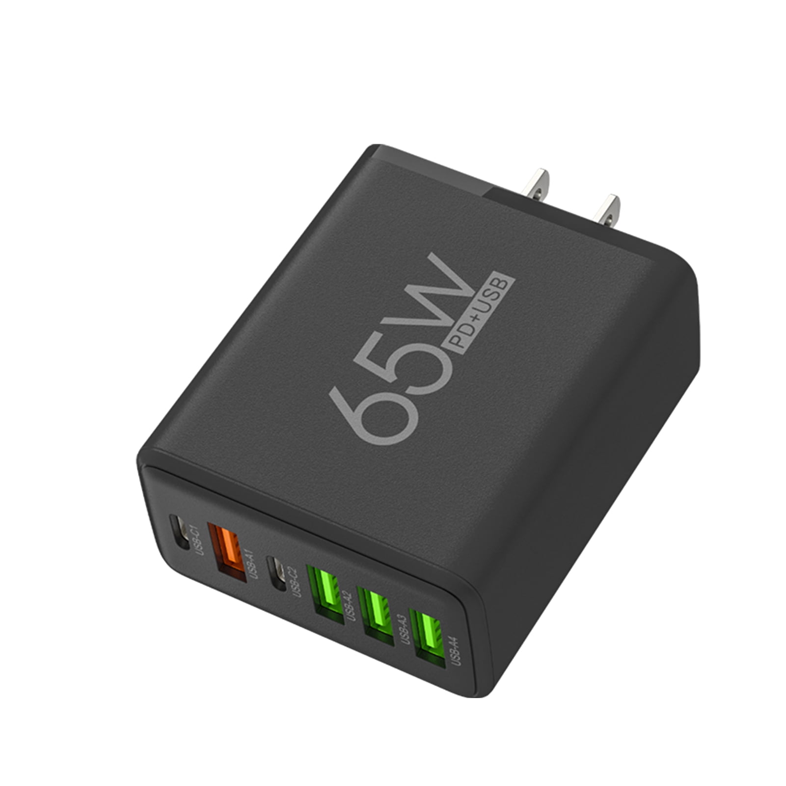 USB Charger Block Multiple Ports, 6 Port Charger Block, 4 USB and 2 ...