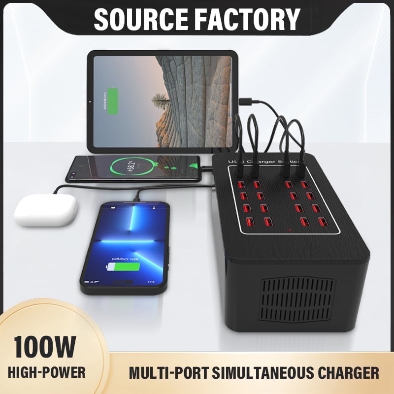 USB Charger Block Multiple Ports, Multiple USB Charger Station for ...