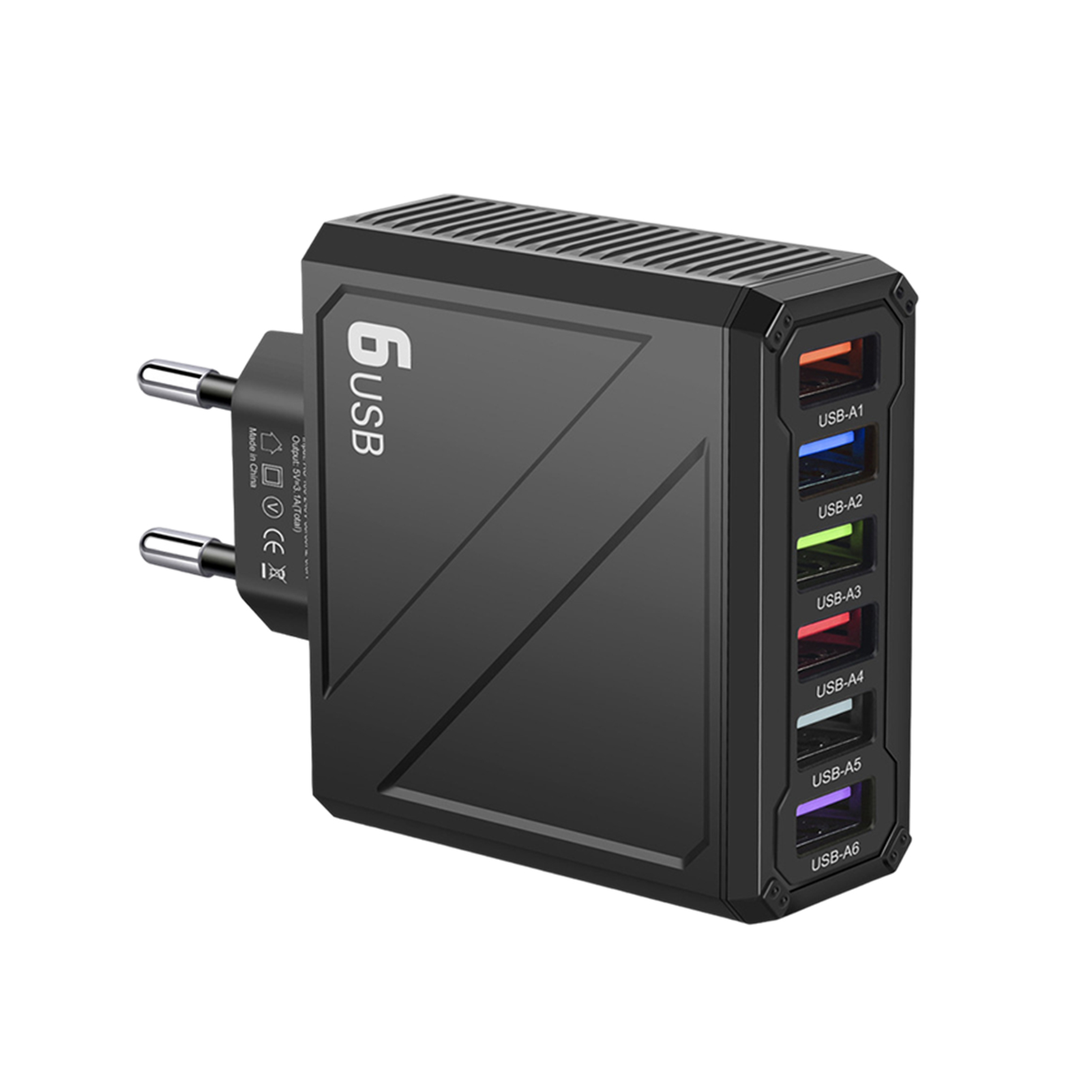 USB Charger Cube, Multipurpose Multi Port Charging Block, Efficient ...