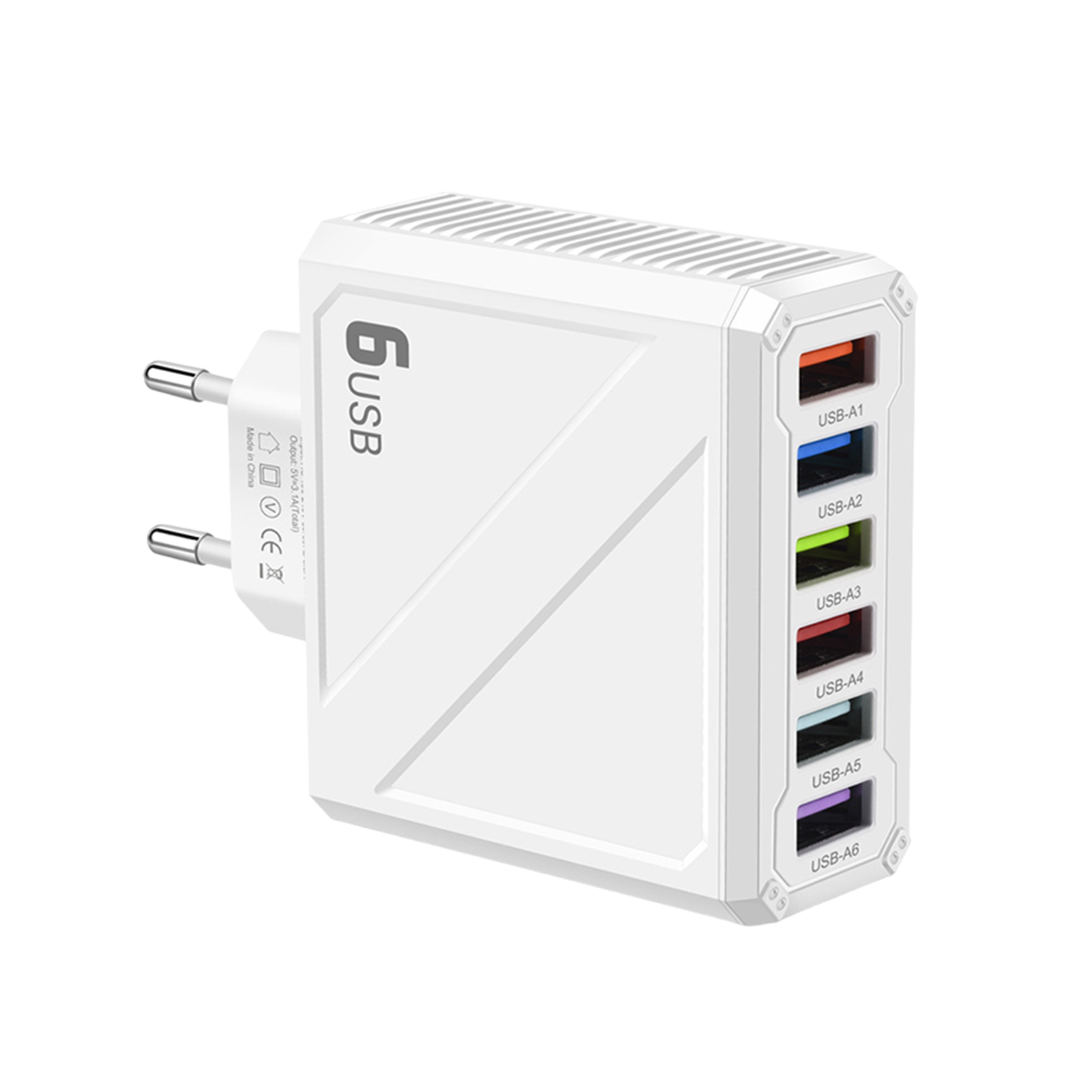 USB Charger Cube, Multipurpose Multi Port Charging Block, Efficient ...