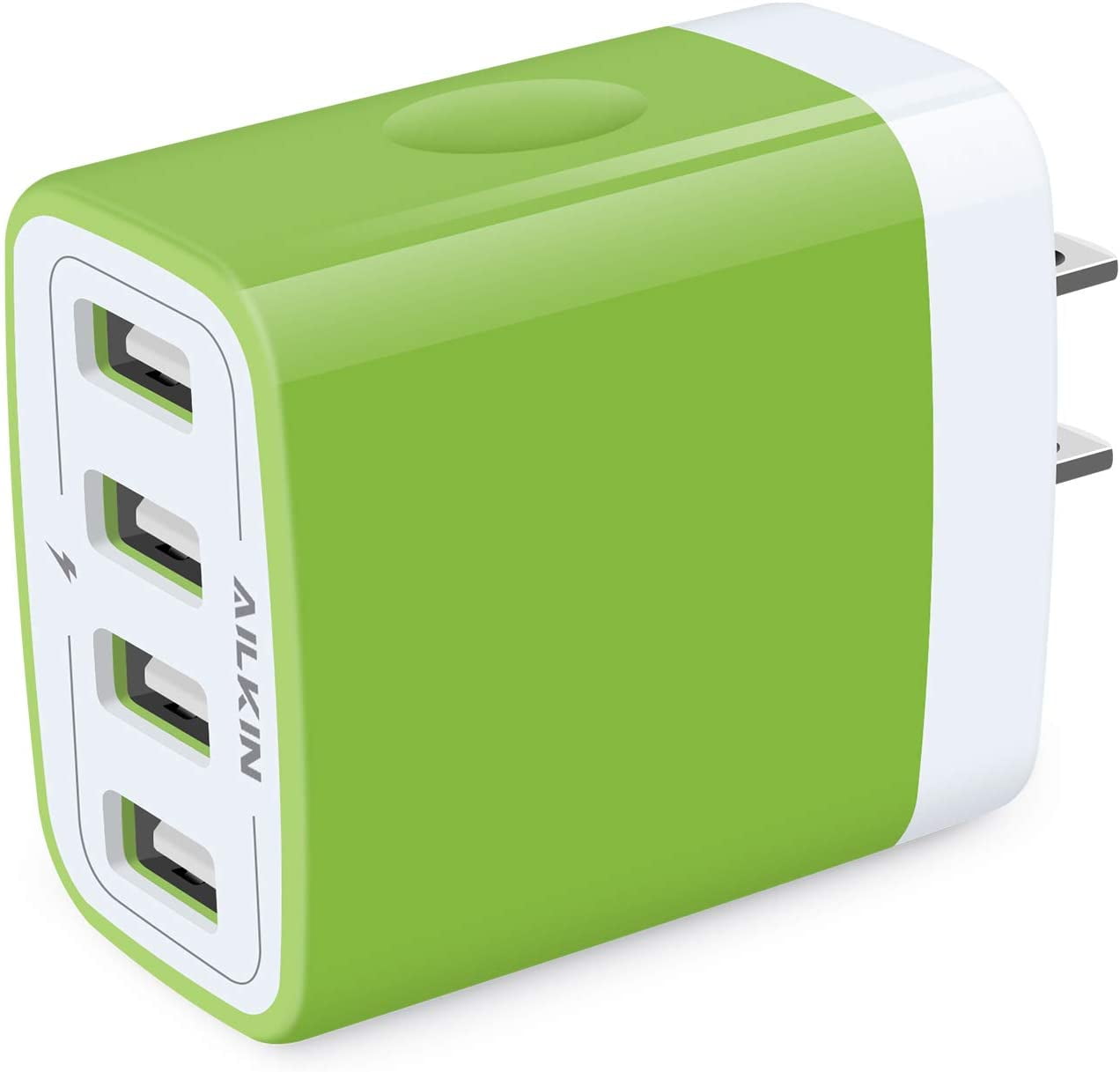 USB Charger Cube, Wall Charger Plug, 4.8A 4-Muti Port USB Adapter Power ...