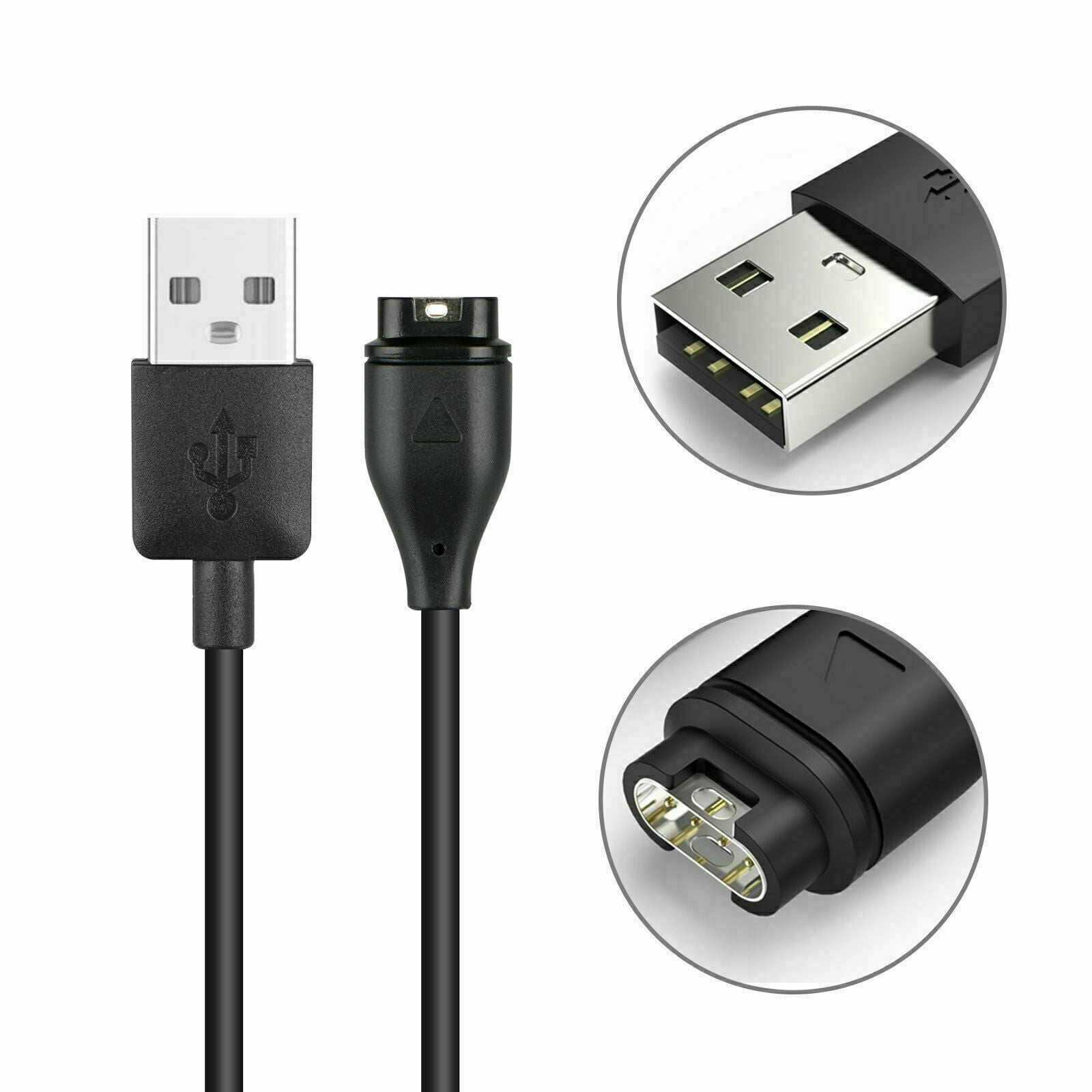USB Charging Cable Cord Charger Dock for Garmin Instinct 2 2S Fenix7 5x ...