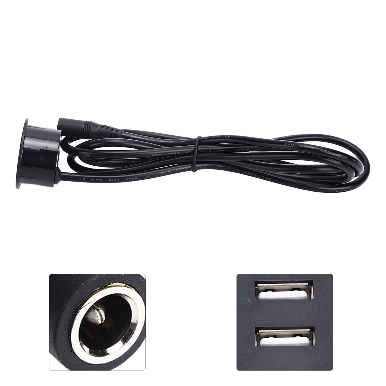 USB Charging Hub,Multi USB Port Adapter,2 USB Charging Socket with 1.5m Cable Embedded ...