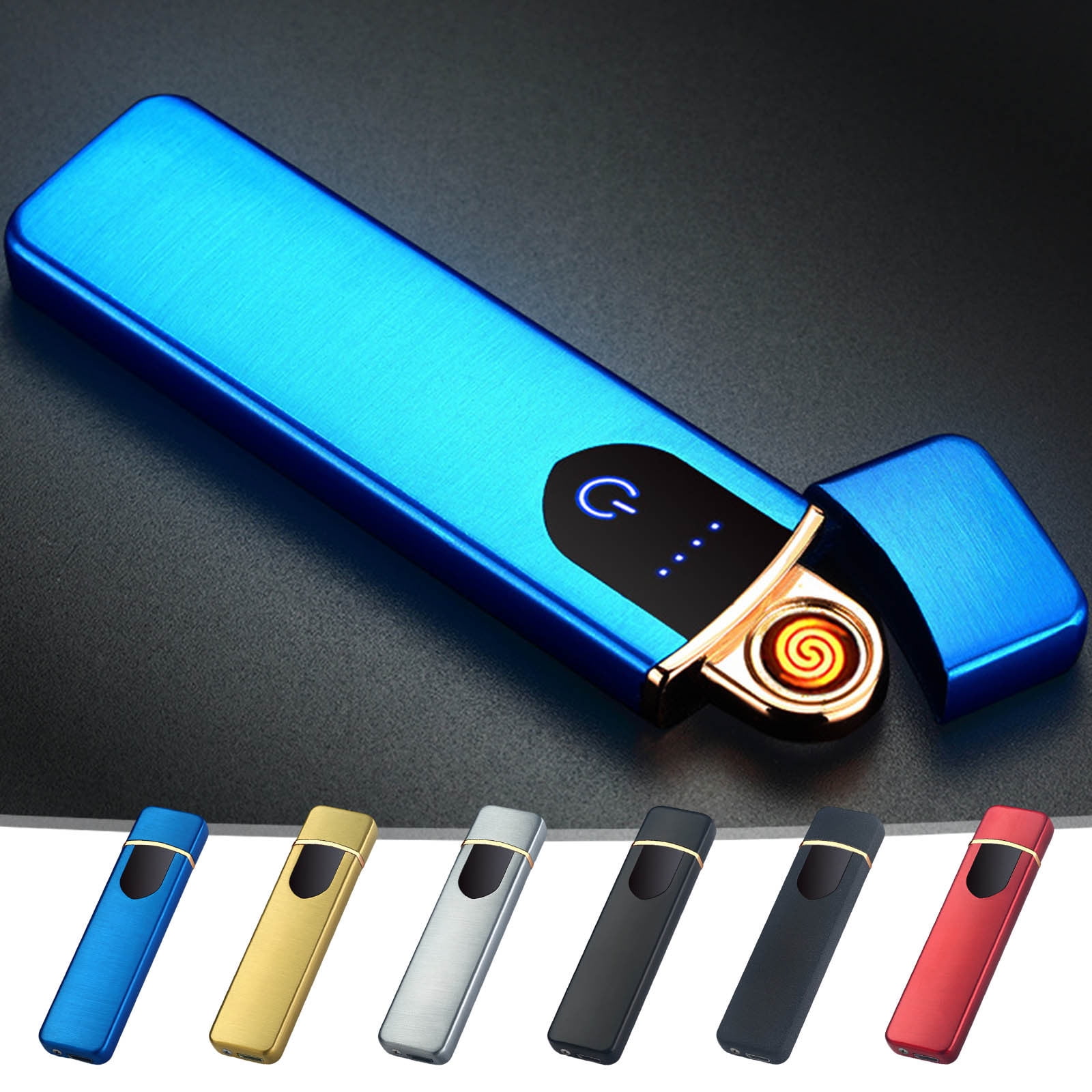 USB Charging Rechargeable Flameless Lighter | Windproof Plasma Arc ...