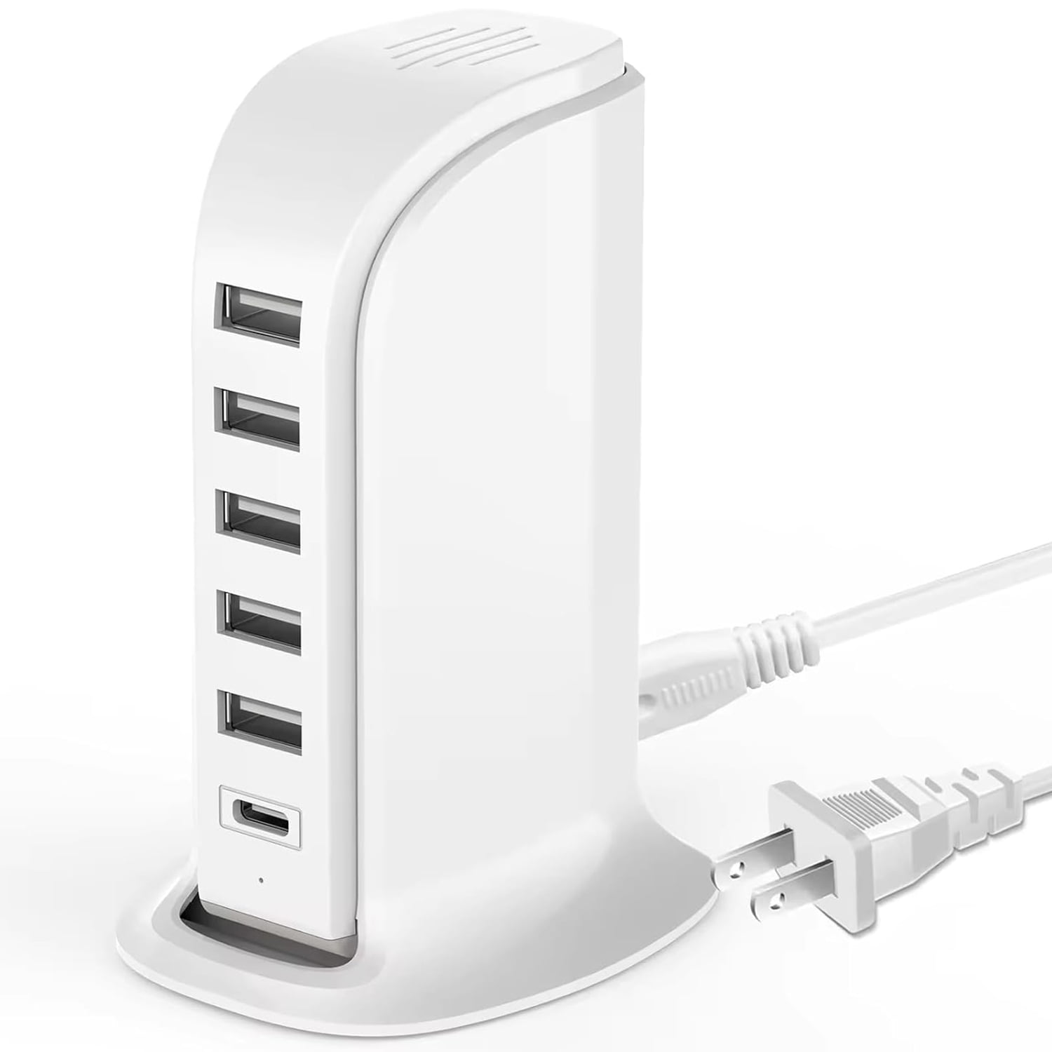 USB Charging Station, 40W 6ports with Auto Detect Safety Technology, 5 ...