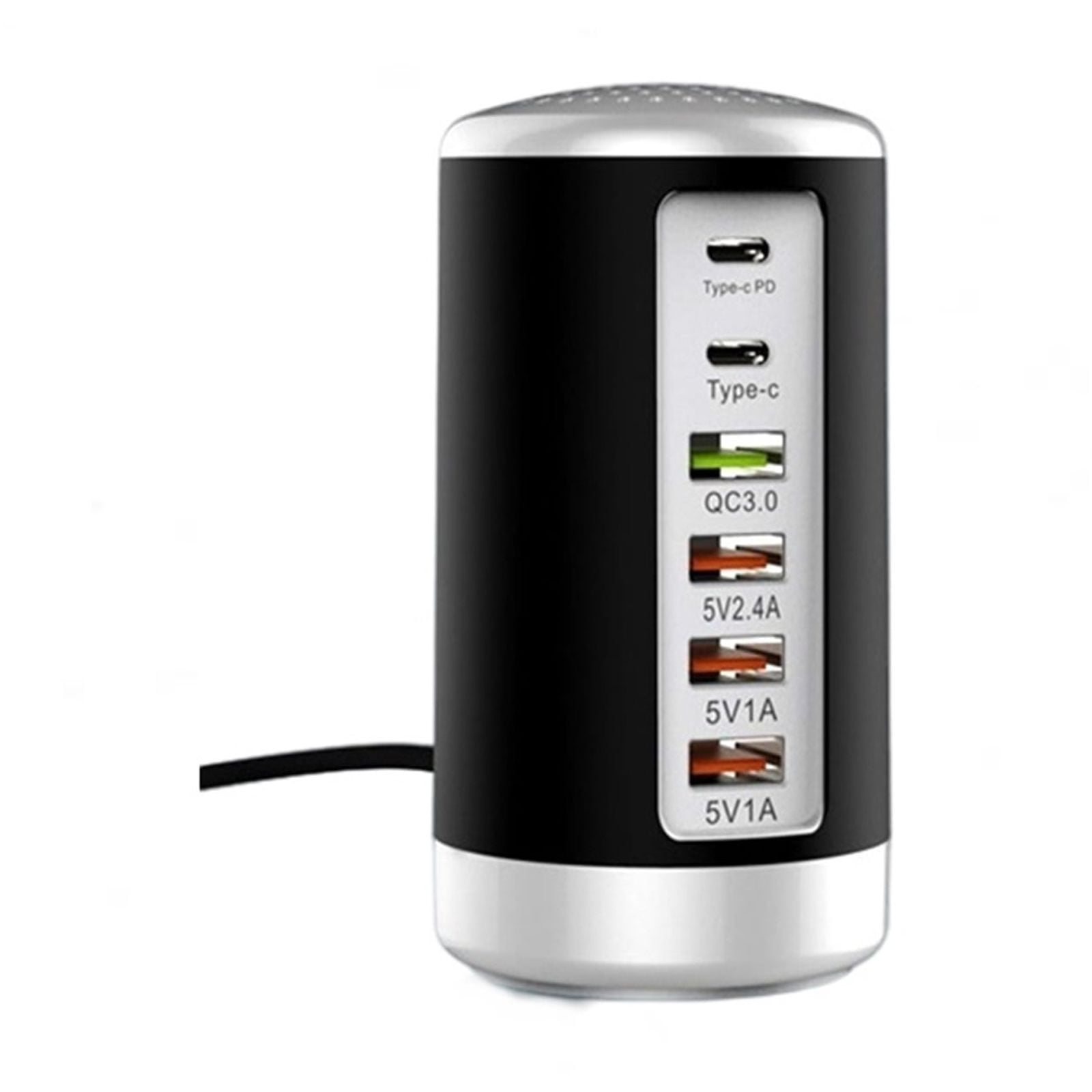 USB Charging Station,Universal 65W USB Fast Charger HUB Quick Charge ...