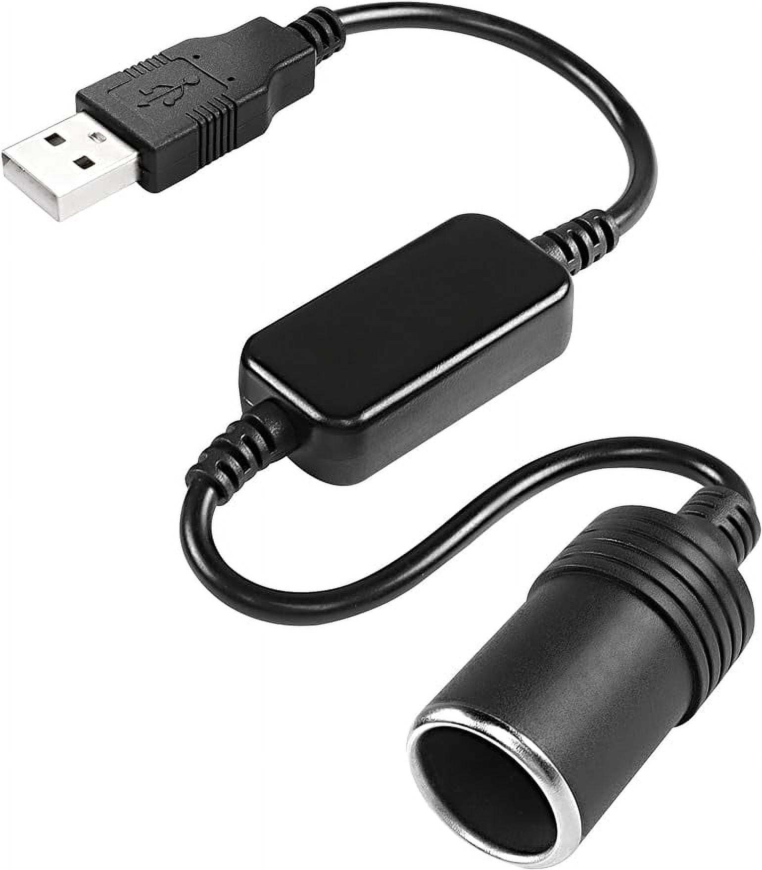 HEXINGMC USB C to 12V Power Converter Cable, 5V Input, 12W Output, 30CM ...
