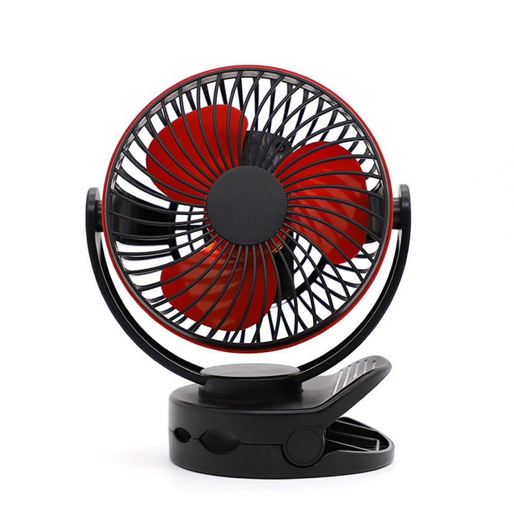 USB Clip-On Mini Desk Fan with 3 Speed Settings - Walmart.com