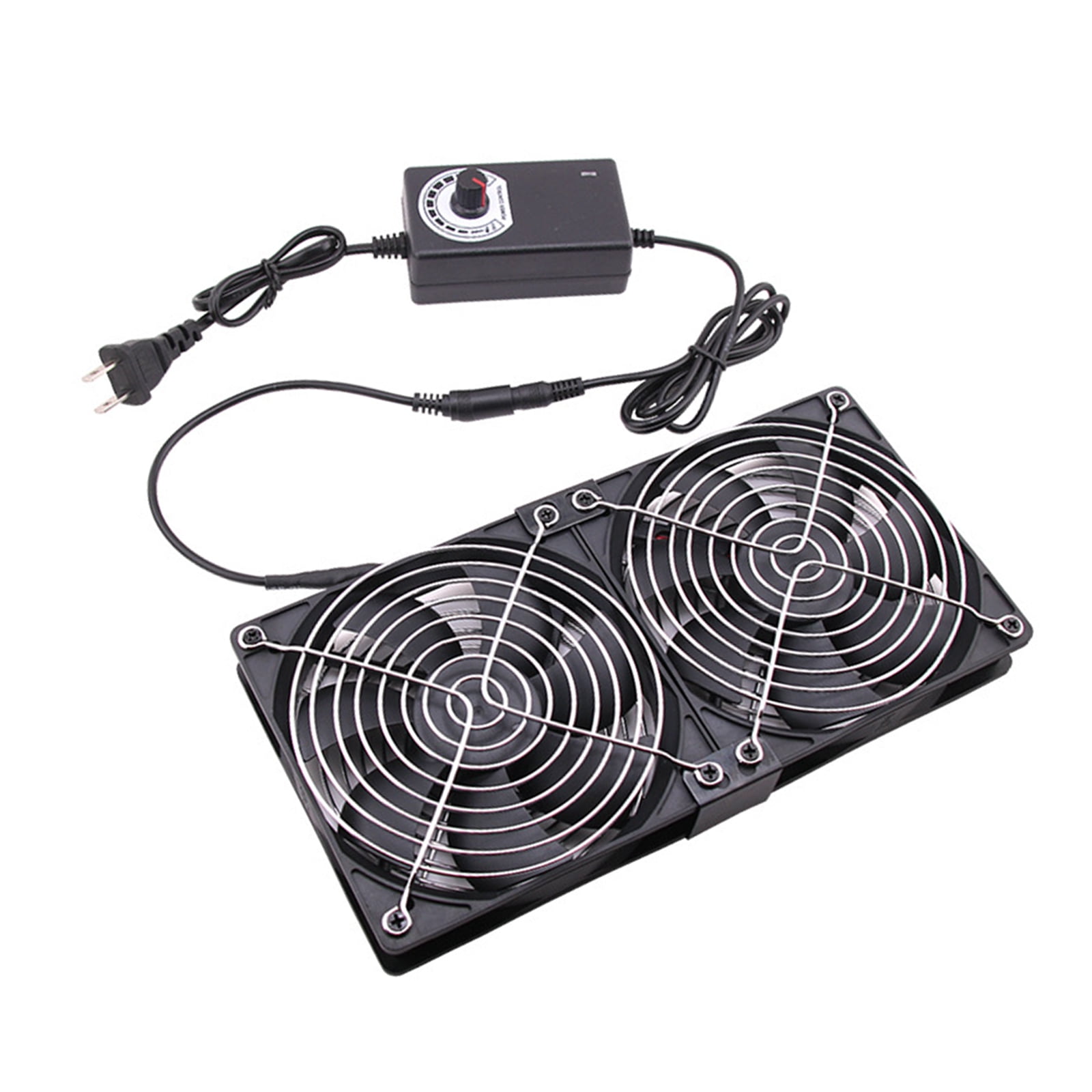 USB Computer Fans Double 120mm 100-240V USB Fans, 20CFM Big Airflows ...