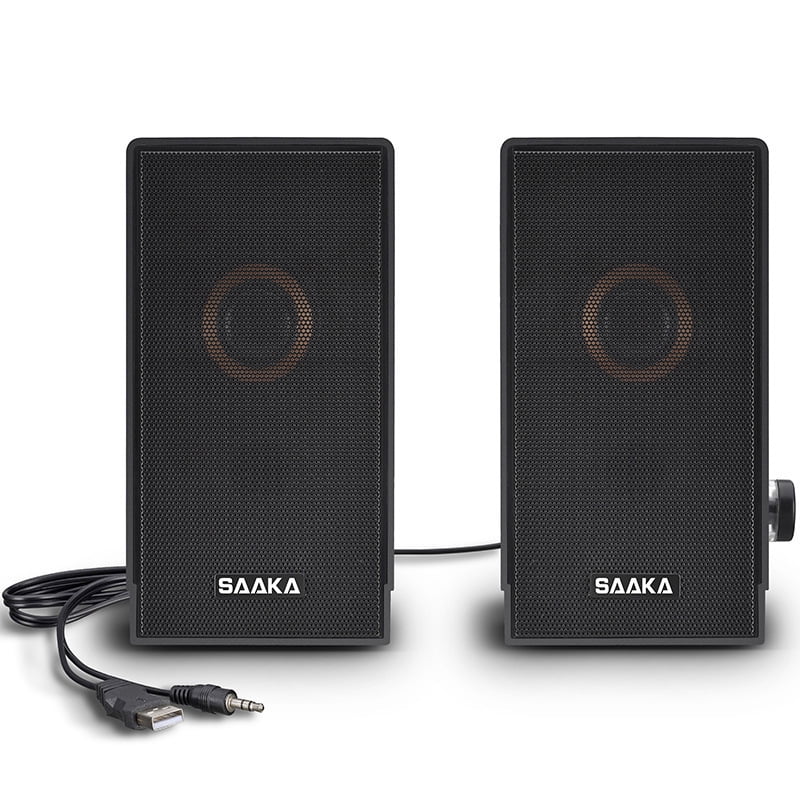 USB Computer Speakers 4D Stereo Surround Sound Bar PC Speakers Mini ...