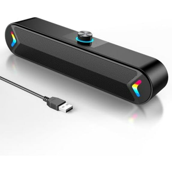 USB Computer Speakers for Desktop, 10W PC Speakers for Desktop/Laptop ...