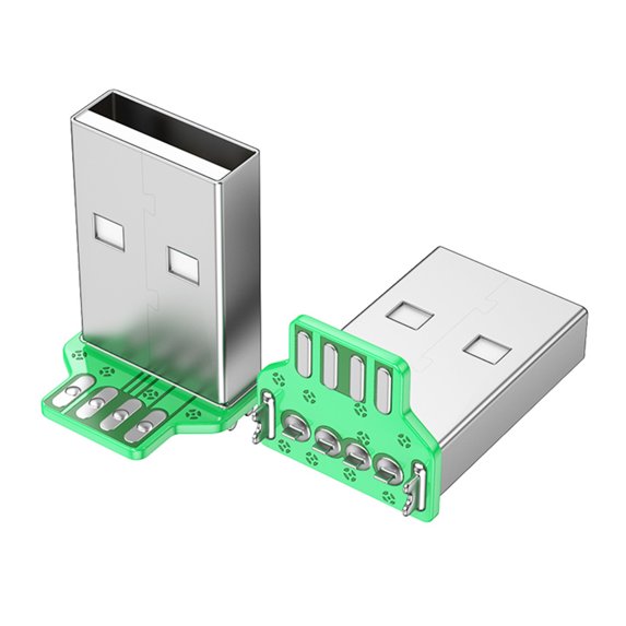 USB Connector 2.0 USB 4Pin/USB C 5Pin 90 Degree Port Solder USB Repair ...