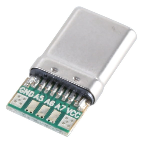USB Connector 2.0 USB 4Pin/USB C 5Pin 90 Degree Port Solder USB Repair ...