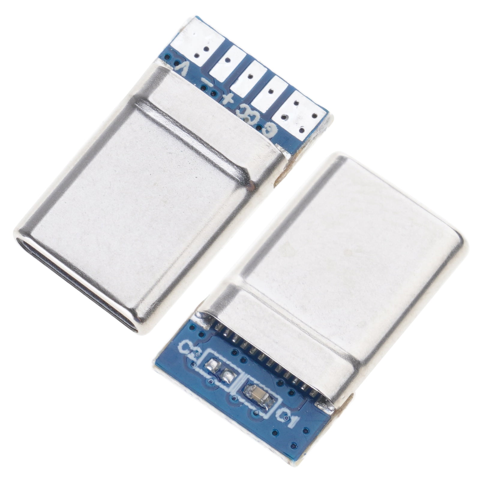 USB Connector 2.0 USB 4Pin/USB C 5Pin 90 Degree Port Solder USB Repair ...