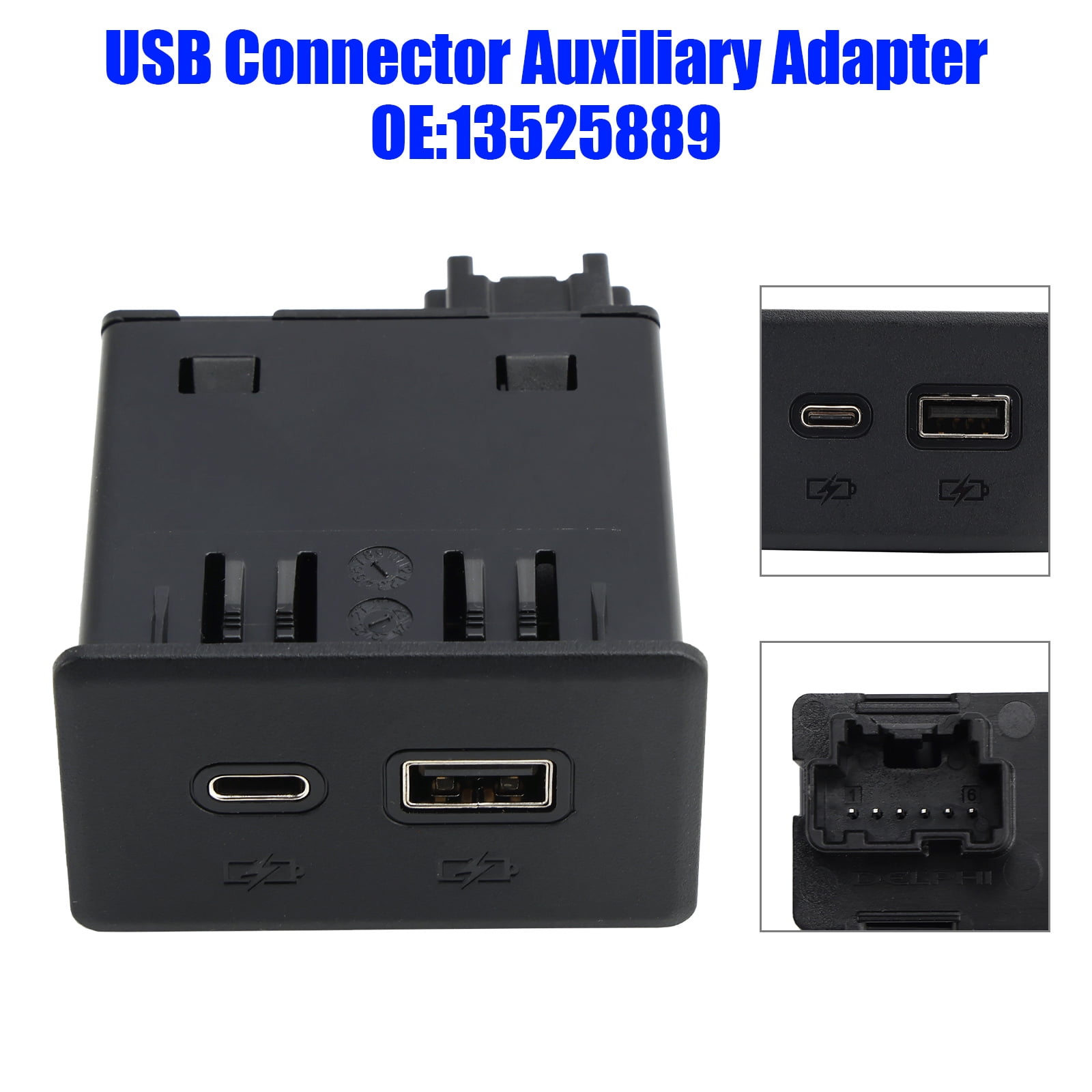 Captain Express Trading Inc USB Connector Auxiliary Adapter 13525889 ...