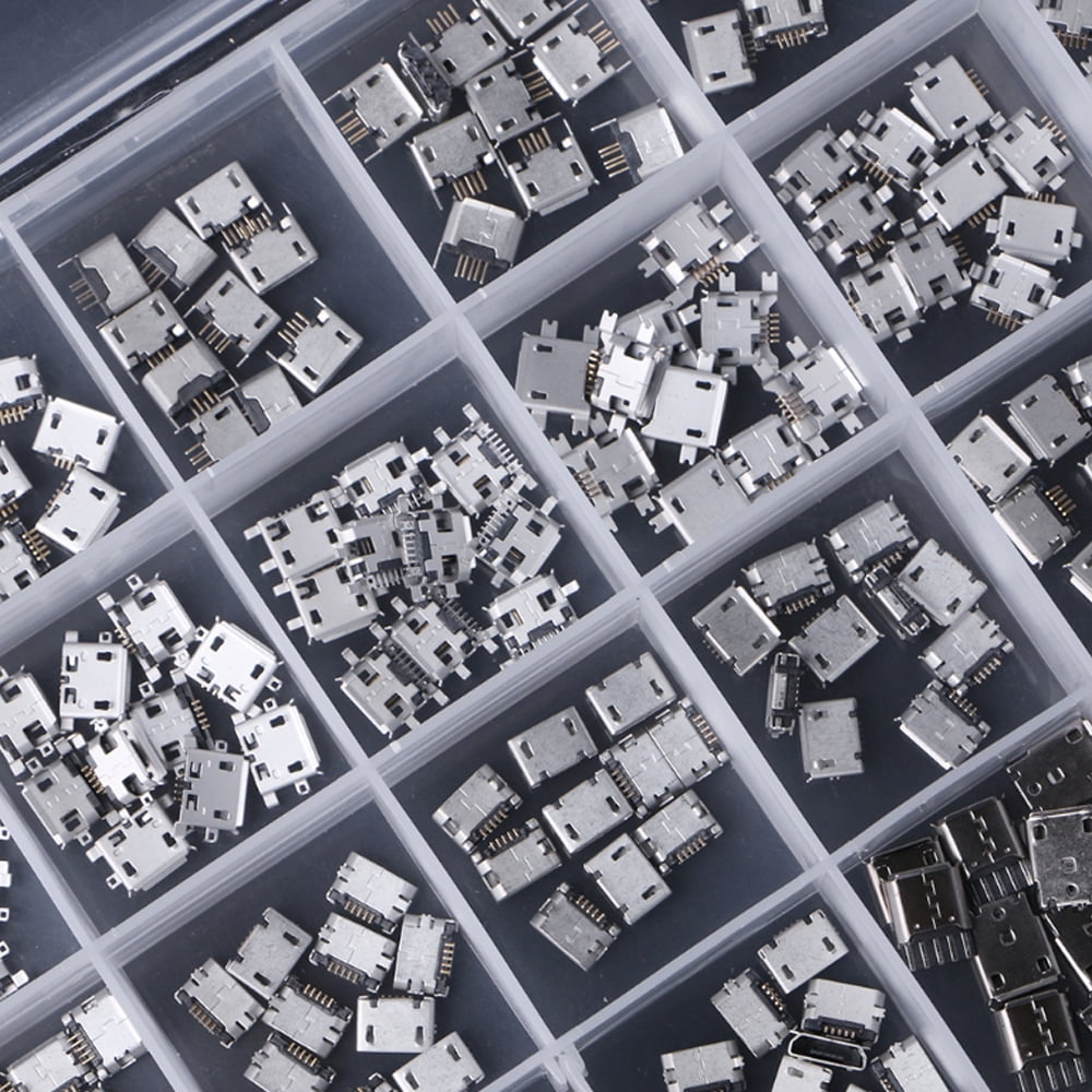 USB Connector,Female Smt Socket Usb Pin Female Usb Pin Smt Socket Set ...