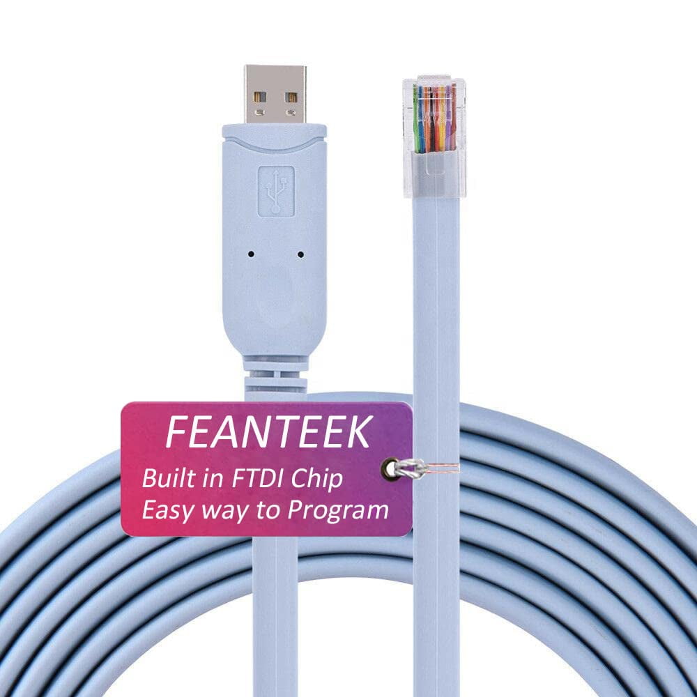 USB Console Cable,USB to RJ45 for Cisco Switch Console with FTDI Chip ...