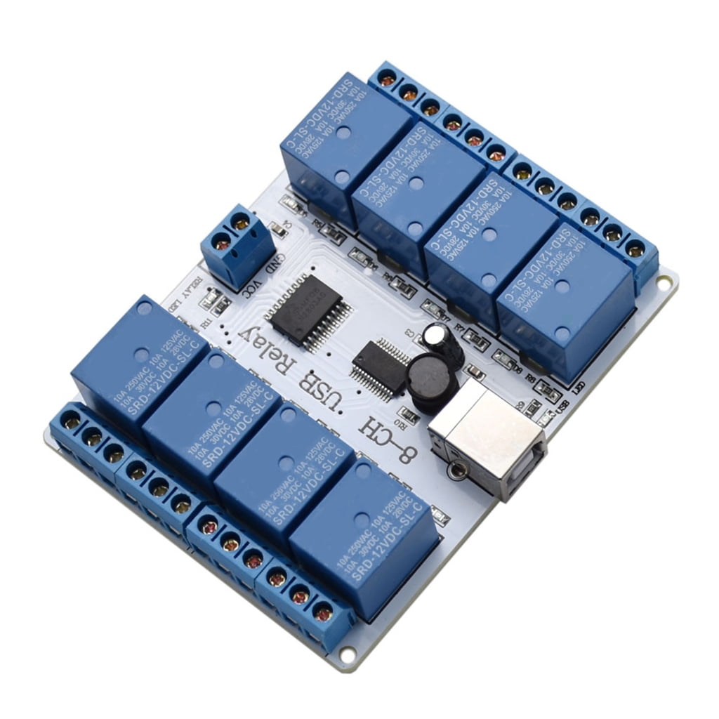 USB Control Control Board with 8-Channel USB Control Module Efficient ...
