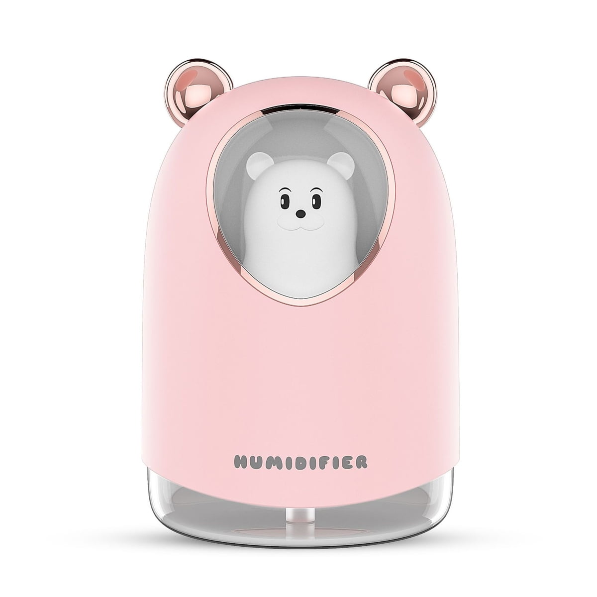 USB Cool Mist Humidifier with Night Light, Mini Size Cat Humidifier for ...