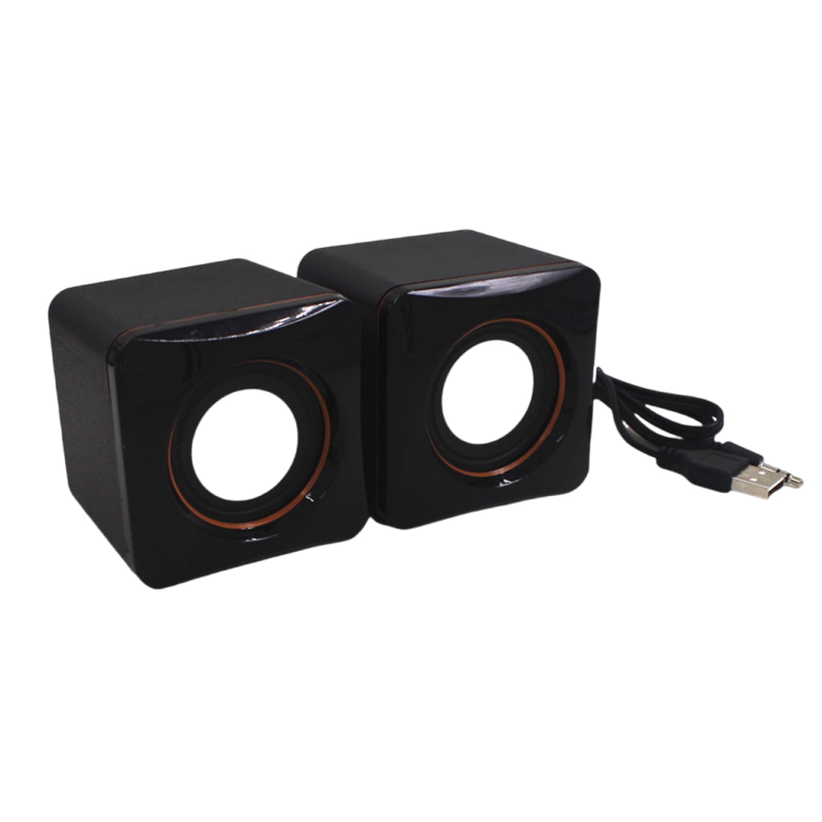 USB Corded Speaker Mini Desktop Loudspeaker Subwoofer with USB Cable 3. ...