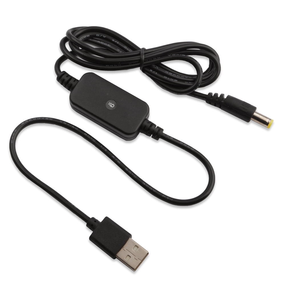 USB DC 5V To 9V 12V 2.1mm X 5.5mm DC Barrel Male Connector Jack Power ...